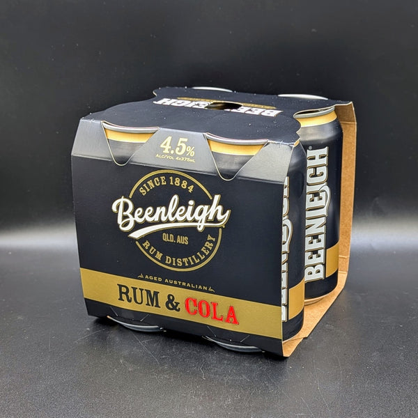 Beenleigh Rum & Cola 4.5% – Saccharomyces Bottle Shop