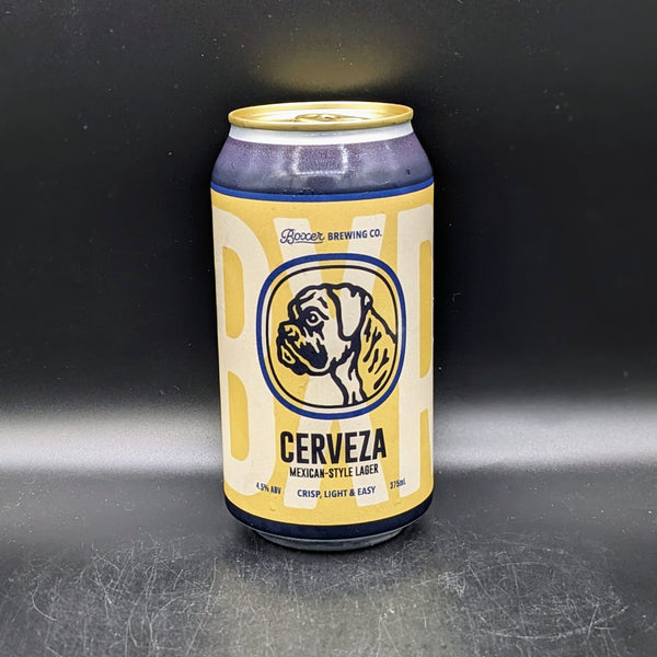 Boxer Brewing Cerveza Can Sgl – Saccharomyces Bottle Shop