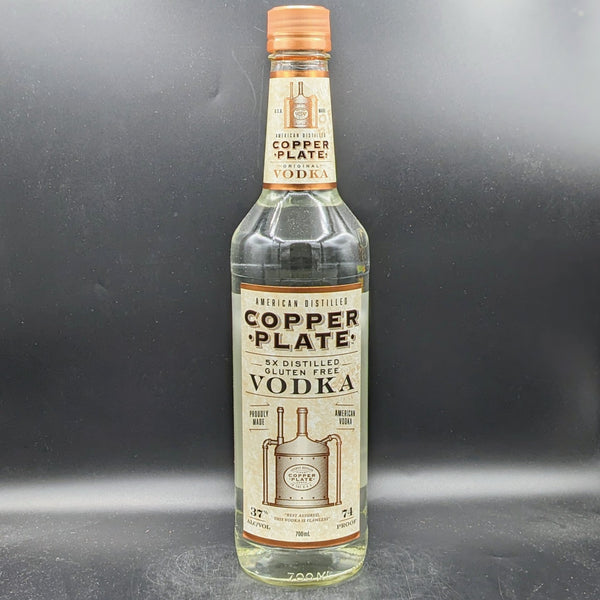 Copper Plate Vodka 700ml – Saccharomyces Bottle Shop