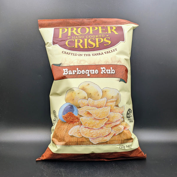 Proper Crisps Barbeque Rub 150g – Saccharomyces Bottle Shop