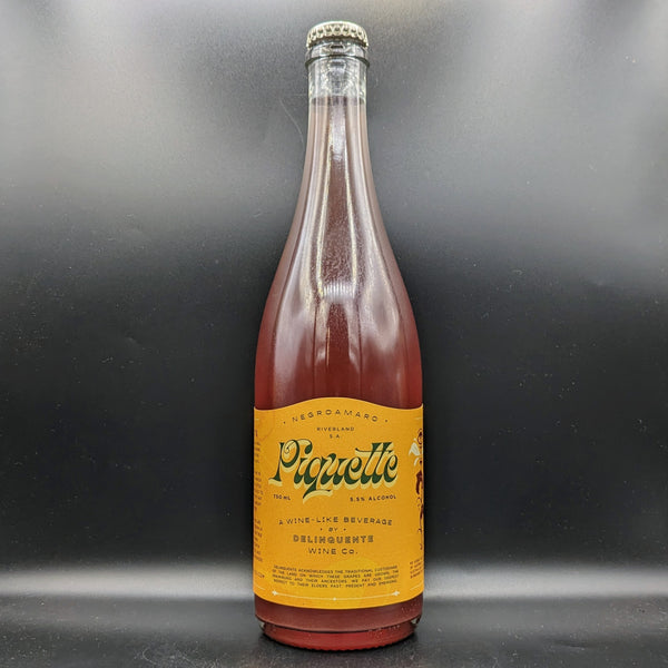 Delinquente Negroamaro Piquette – Saccharomyces Bottle Shop
